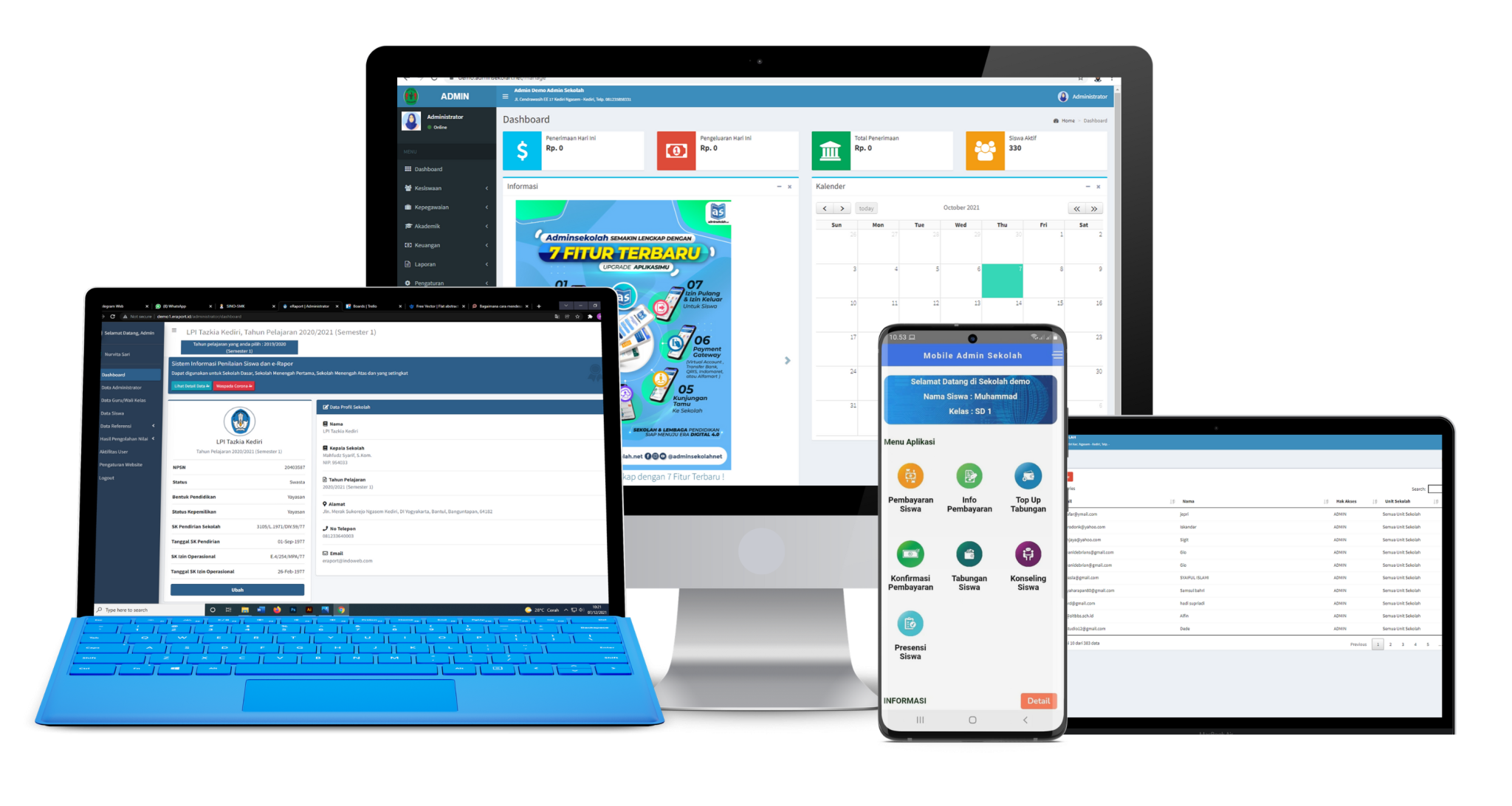eSekolah | Aplikasi Administrasi Sekolah Online